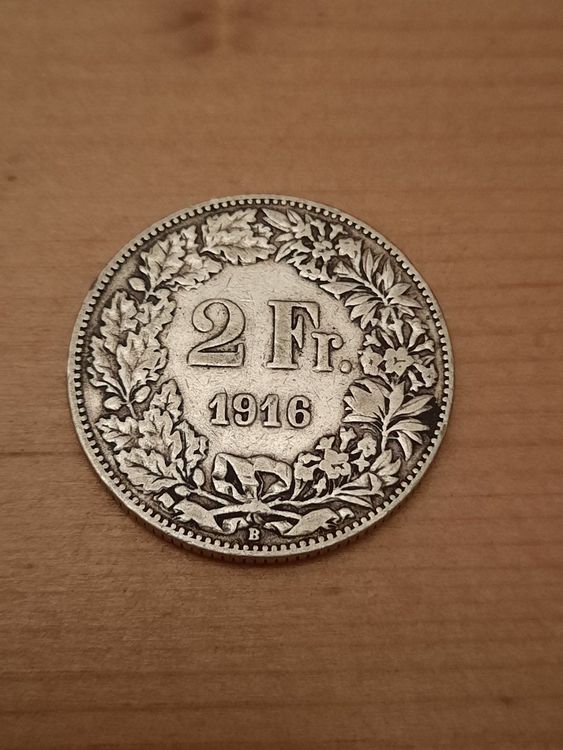 2 Franken 1916 Zustand gemäss Bilder | Kaufen auf Ricardo
