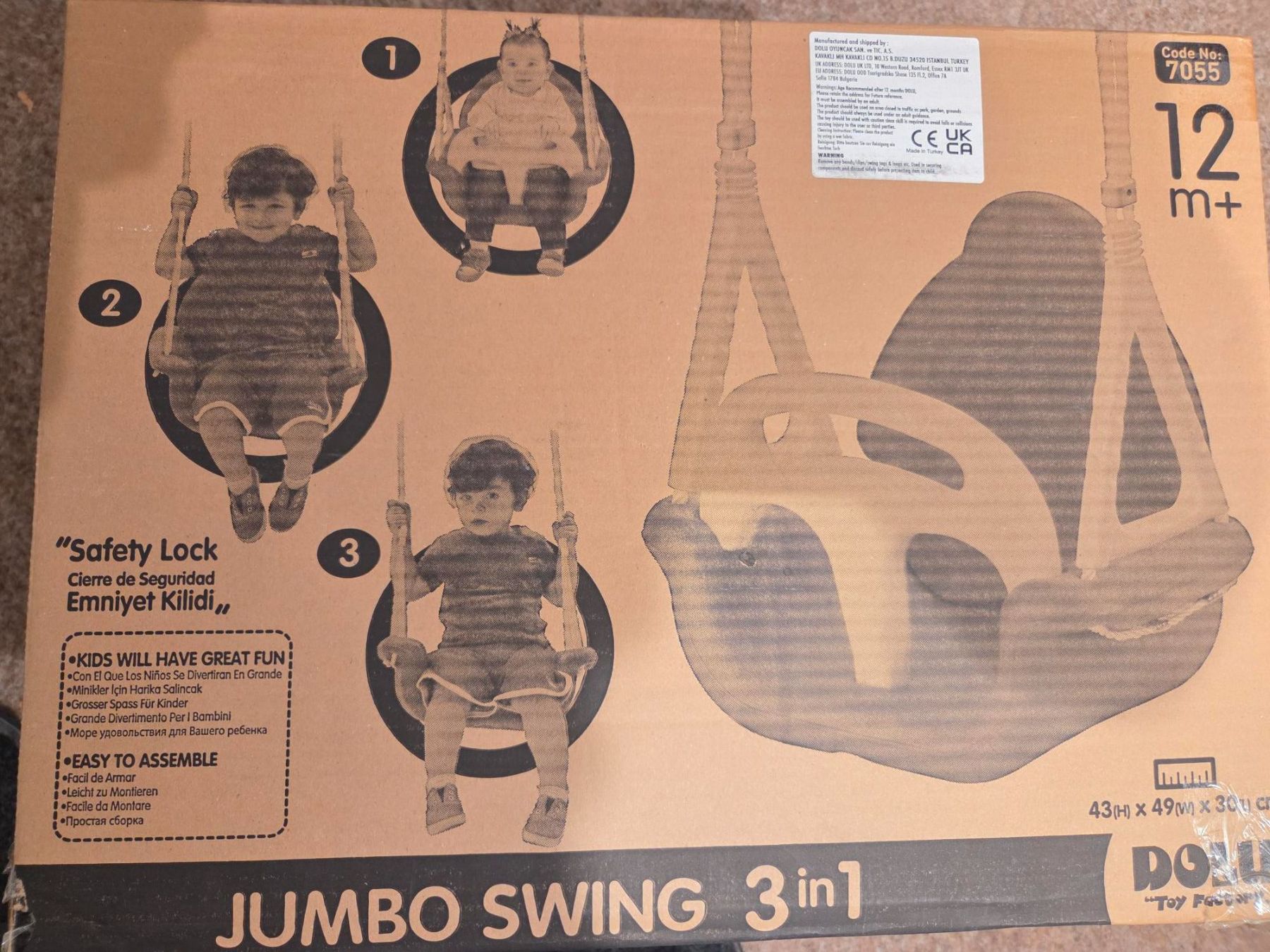 Neue Jumbo Schaukel 3 in 1, Outdoor Spielezueg (Neu und ...