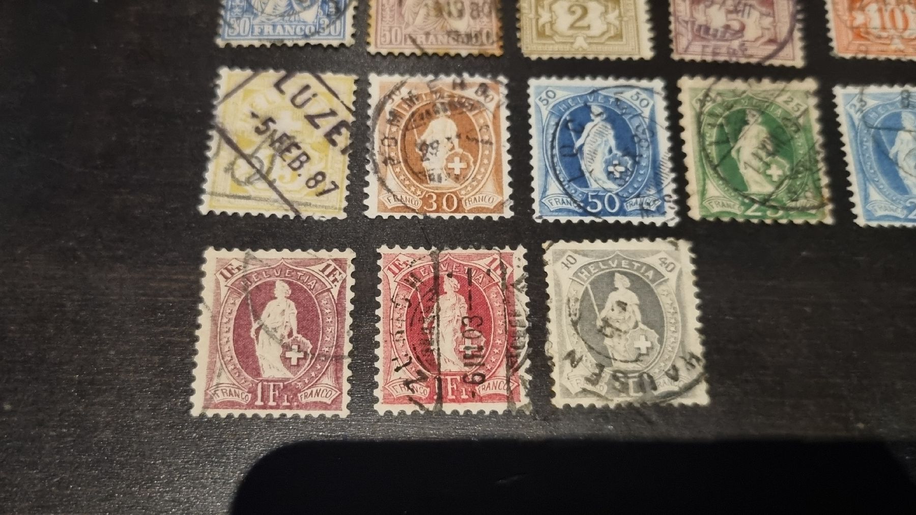 lot timbres suisses rares côte 815.- (D'occasion) à Vésenaz pour CHF 12 ...