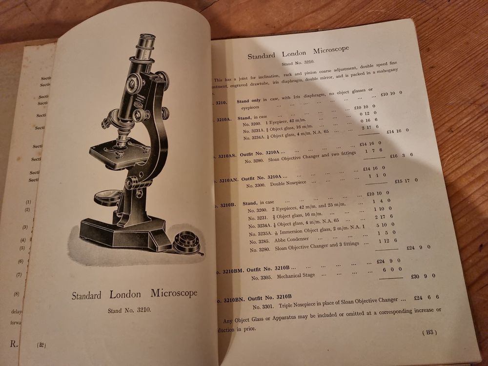 Microscope Katalog Beck LTD London um 1900 (Gebraucht) in Trachslau für ...
