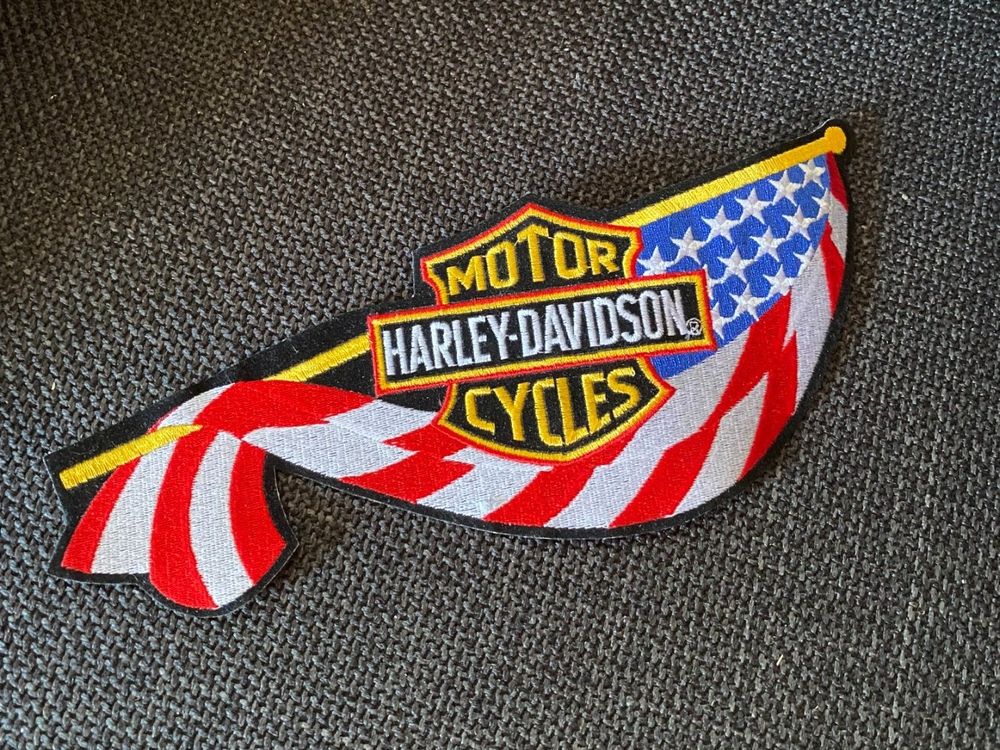 Harley Davidson US Flagge Patch Aufnäher - Original | Kaufen auf Ricardo