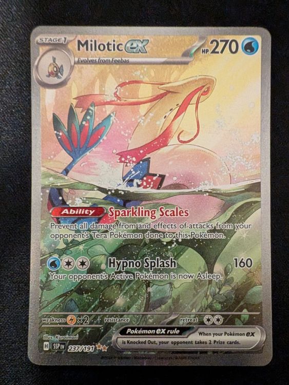 Surging Sparks SV08 - Milotic EX 237/191 EN (Neu (gemäss Beschreibung)) in Kappel SO für CHF 180 ...