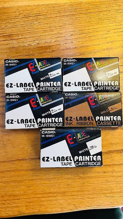 Casio EZ Label Printer Tape Cartridge | Kaufen auf Ricardo