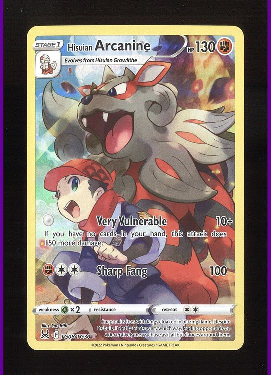Hisuian Arcanine TG08/TG30 Lost Origin TG EN (Gebraucht) in Zug für CHF ...