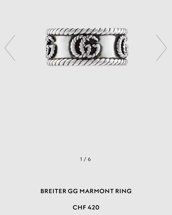 Gucci GG Marmont Ring (Gebraucht) in Thalwil für CHF 200 – mit Lieferung auf Ricardo kaufen