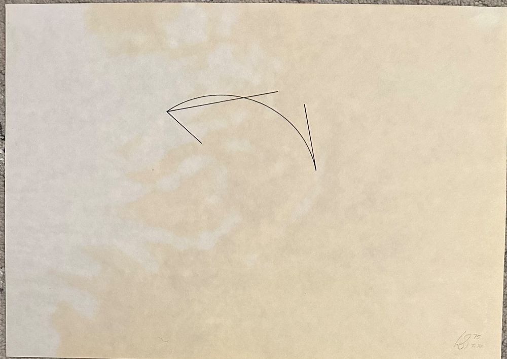 70.er Jahre Intressante Zeichnung Monogr Datiert | Kaufen auf Ricardo