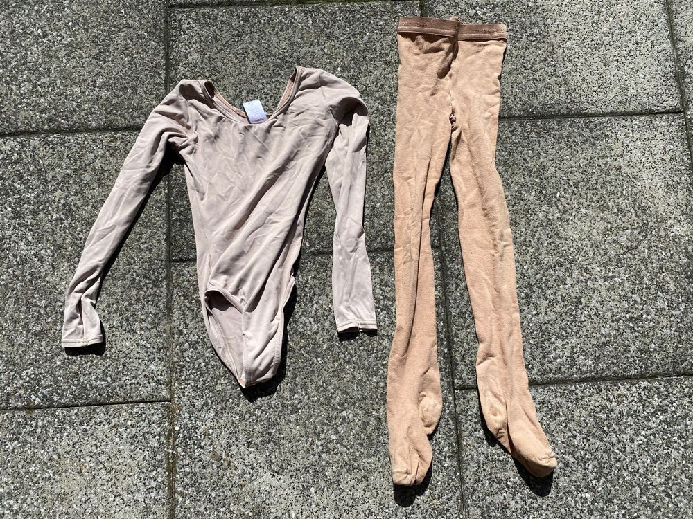 Eiskunstlaufen Body und Strumpfhose Kinder ca. 5-9 Jahre Mäd (Gebraucht ...