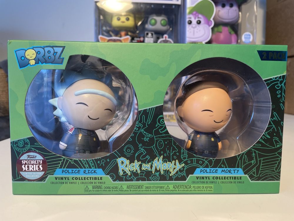Rick and Morty Dorbz Police Rick and Morty (2 Pack) (Neu und ...