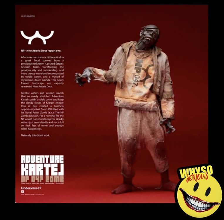 1/6 Adventure Kartel Naval Patrol, Zombie Figur /Ashley Wood (Neu und originalverpackt) in ...