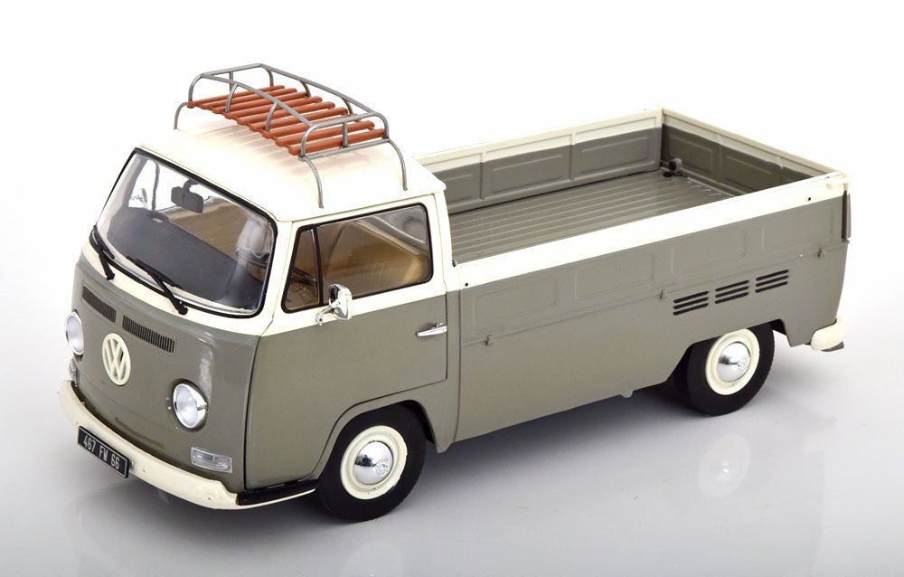 VW T2 PRITSCHE 1968 GRAU/BEIGE 1:18 SOLIDO | Kaufen auf Ricardo