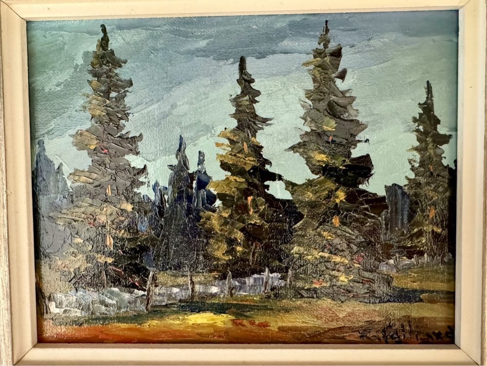 Huile du peintre Roland Colliard 1932 | Kaufen auf Ricardo