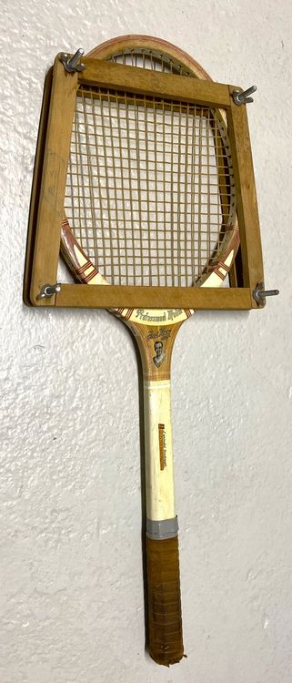 Vintage Fred Perry Professional Holz Tennis Racket + Spanner (Gebraucht ...