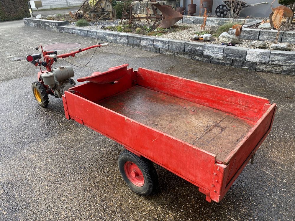 Einachser mit Anhänger / Motormäher mit Balken / Aebi AM10 (Gebraucht) in Worben für CHF 750 ...
