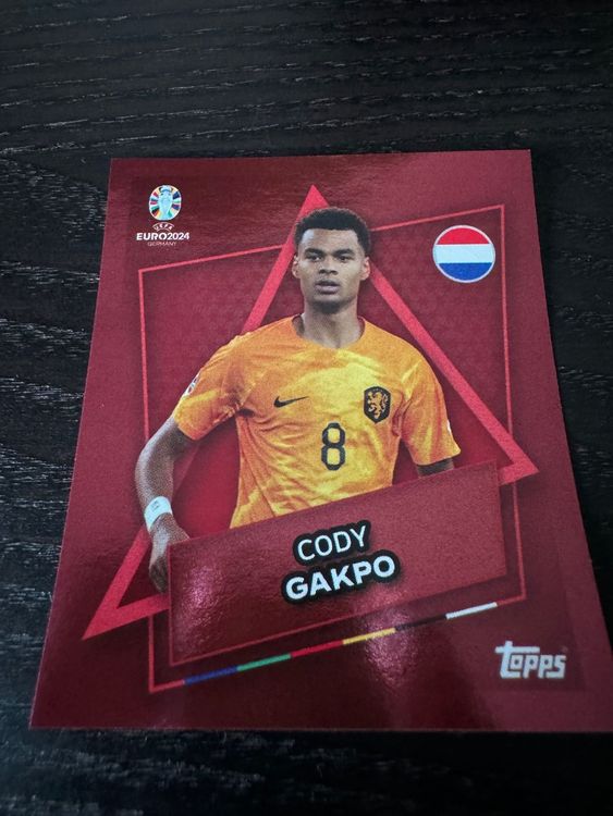 Topps Euro 2024 Cody Gakpo NED SP (Neu (gemäss Beschreibung)) in Binz ...