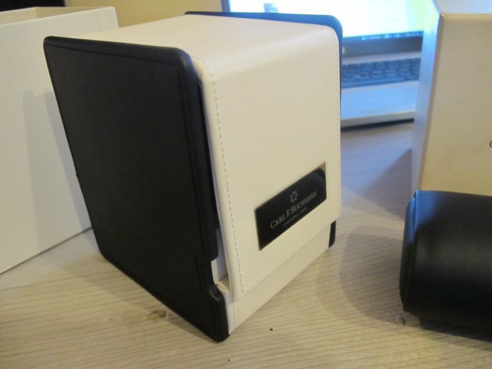 Bucherer Uhren Box Weiss Schwarz Mit Umkarton Neu Unbenutzt (Neu ...