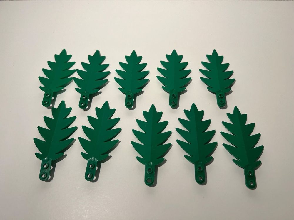 LEGO 2518 10x Palmblatt gross grün 🌴 (Gebraucht) in Vaduz für CHF 10 ...