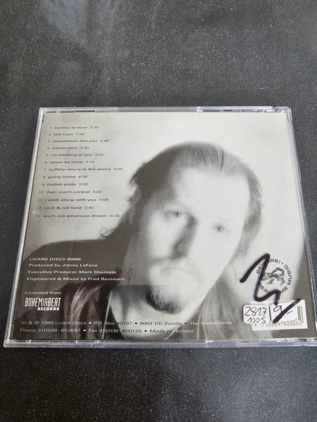 CD - Jimmy LaFave – Buffalo Return To The Plains (1995) (Gebraucht) in ...