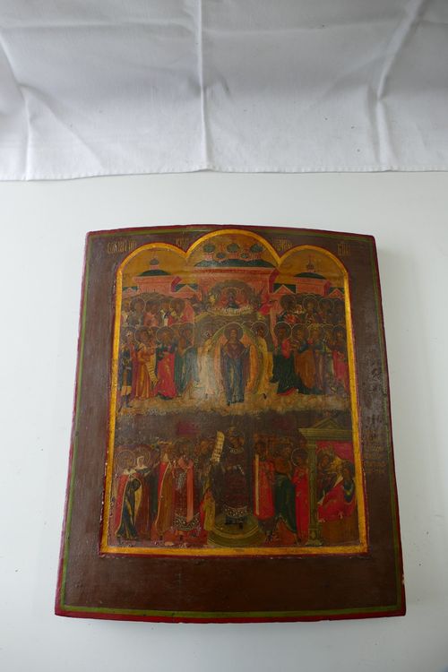 Antike Ikone mit vielen Figuren (Gebraucht) in Bern für CHF 216 – mit Lieferung auf Ricardo kaufen