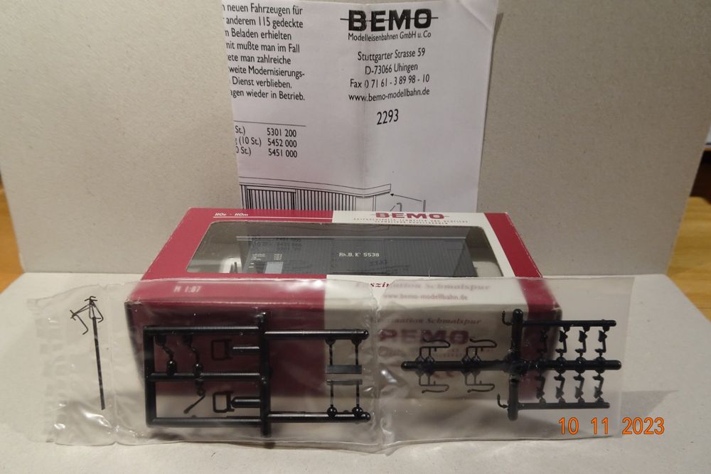1 Wagon ancien Bemo HOm RhB K1 5538 (Neu und originalverpackt) in für ...
