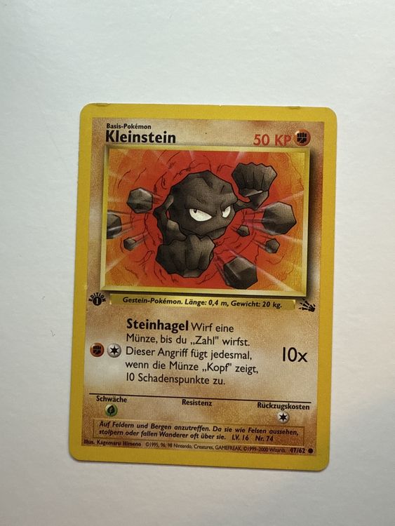 Kleinstein First Edition Fossil | Kaufen auf Ricardo