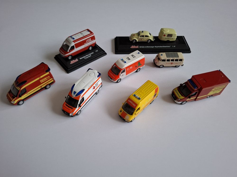 Diverse Schuco Rettungsfahrzeuge 1:87 H0 (Gebraucht) in Nesselnbach für CHF 11 – mit Lieferung ...