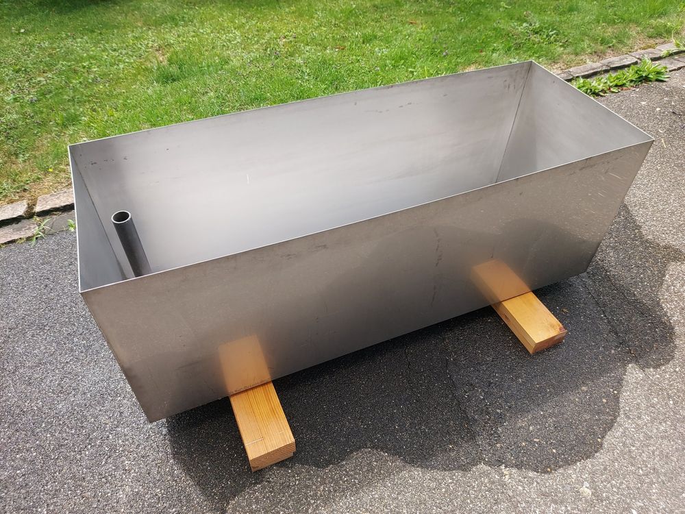 Wanne / Brunnen - Trog Edelstahl 350 Liter (Gebraucht) in Wolfhausen ...
