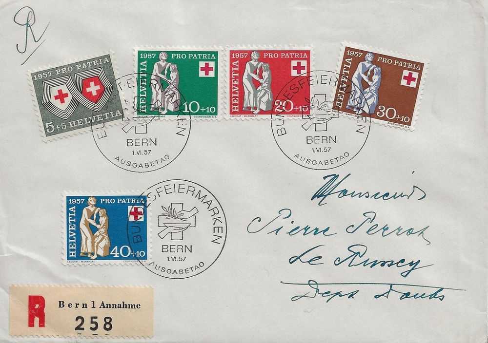 Pro Patria FDC 1957 (Gebraucht) in Wilen für CHF 5 – mit Lieferung auf Ricardo kaufen