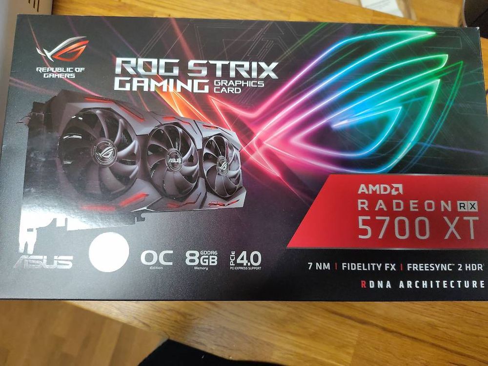 Asus ROG Radeon RX 5700 XT OC Edition 8GB Grafikkarte (Gebraucht) in ...