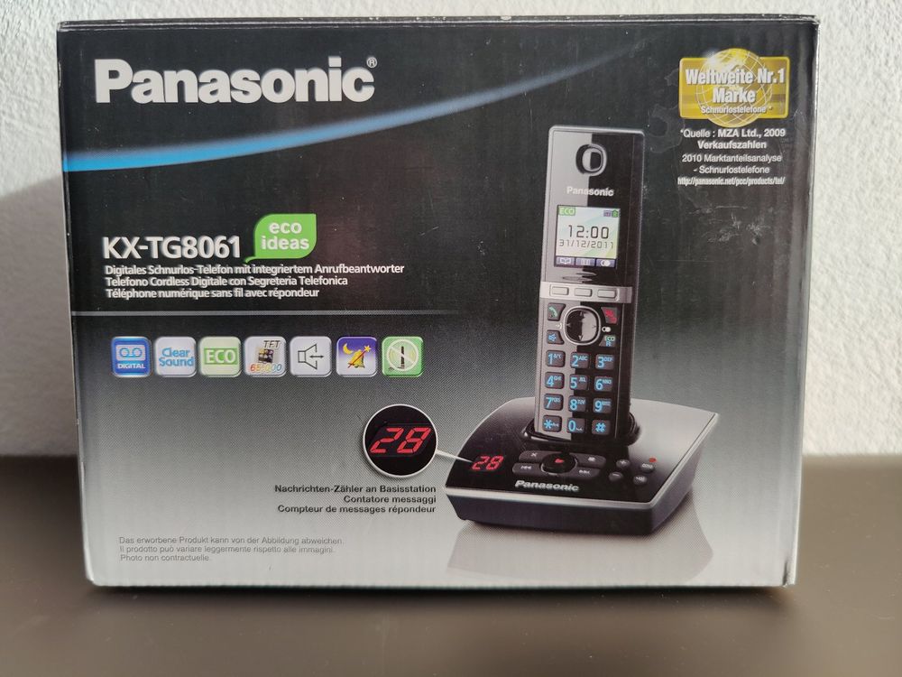 Panasonic DECT-Schnurlostelefon KX-TG8061 (Gebraucht) in Oberglatt ZH für CHF 11 – mit Lieferung ...