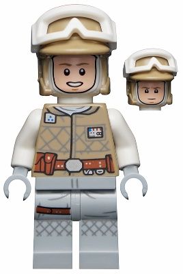 Luke Skywalker LEGO Minifigur im Hoth Kleider und Balaclava | Kaufen ...