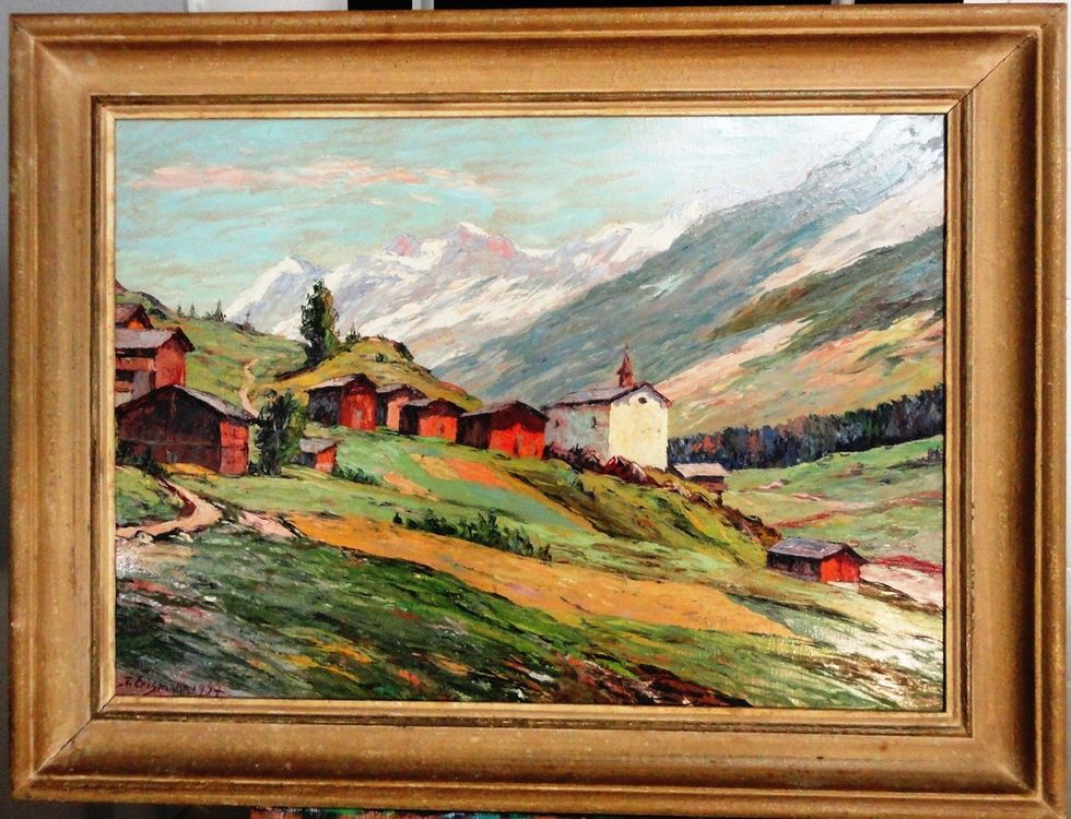 Erismann Friedrich Johann Gemälde (Neu (gemäss Beschreibung)) in zurich für CHF 980 – nur ...