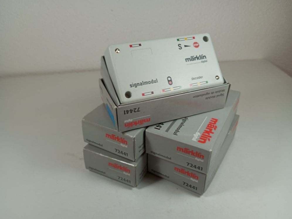 Märklin: 72441, 5 x Signalmodul (Neu und originalverpackt) in Fontaines NE für CHF 50 – mit ...
