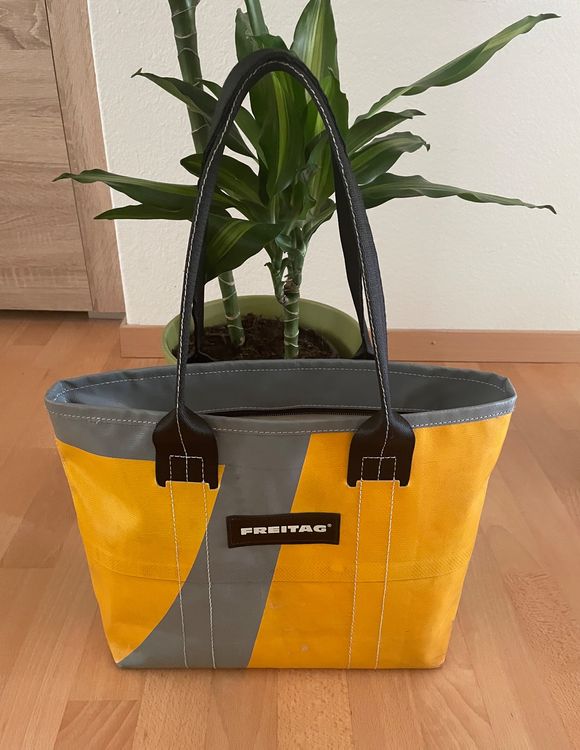 Freitag Tasche Donna F72/dunkelgrau-safrangelb/TOP RARITÄT!! | Kaufen auf Ricardo
