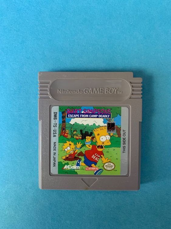 Gameboy / Bart Simpson: Escape from Camp Deadly / US Version | Kaufen ...