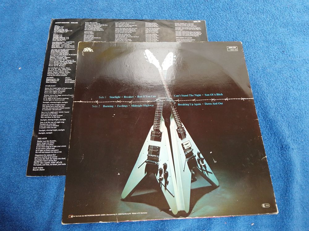 ACCEPT breaker 12" +OIS brain first press 1981 (Gebraucht) in Schaan ...