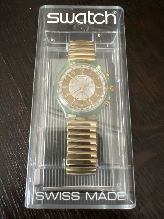 Swatch Chrono (SCG100 / SCG101) Golden Globe (Neu und originalverpackt ...