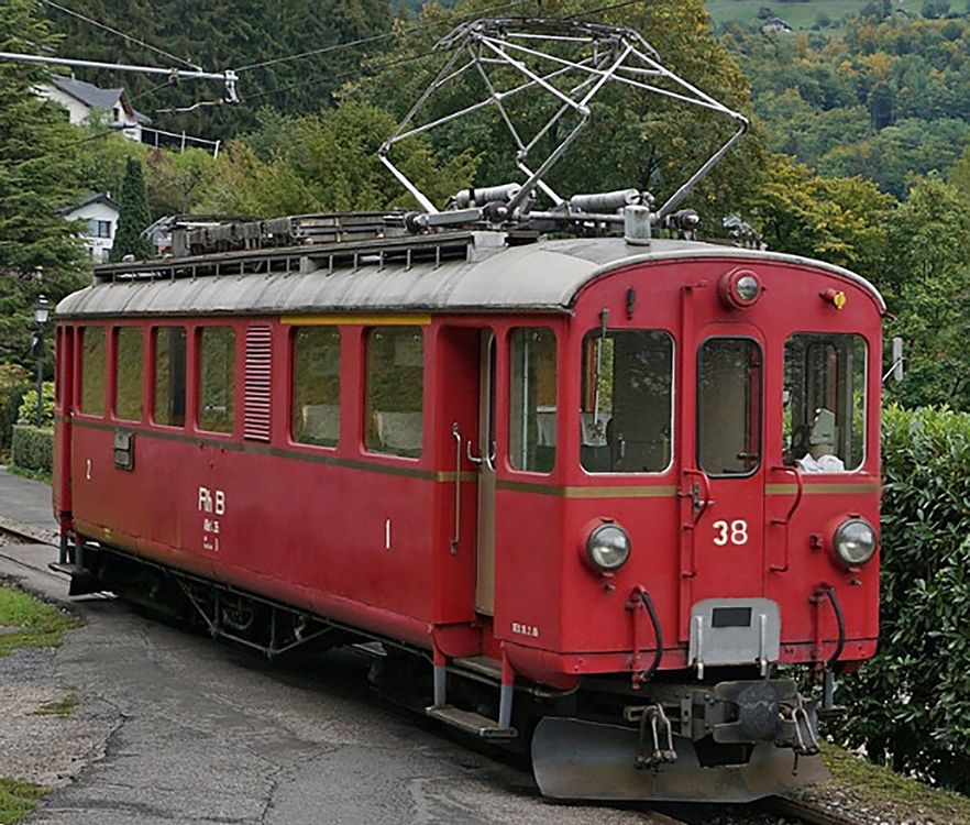 Lemaco H0m-008/1 RhB ABDe 4/4 No. 38, rouge vieilli. (Neu und originalverpackt) in Echallens für ...