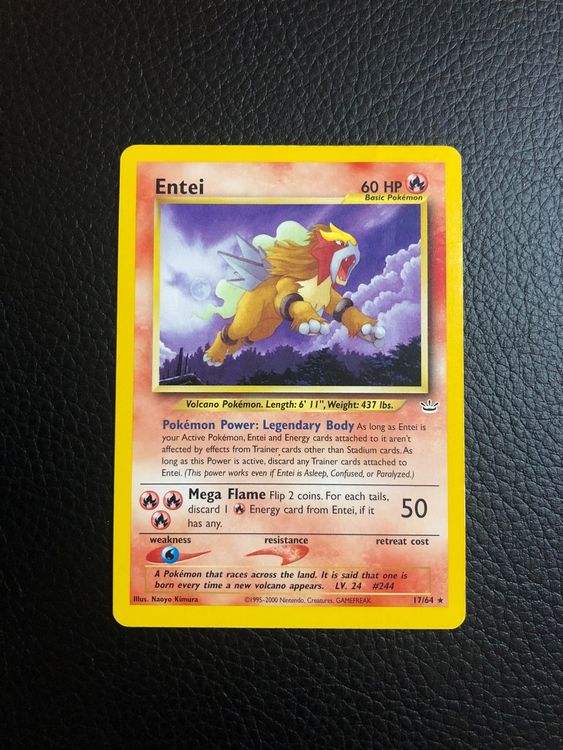 Neo Revelation Entei rare 17/64 Ab 1 (Gebraucht) in Paradiso für CHF 10 ...