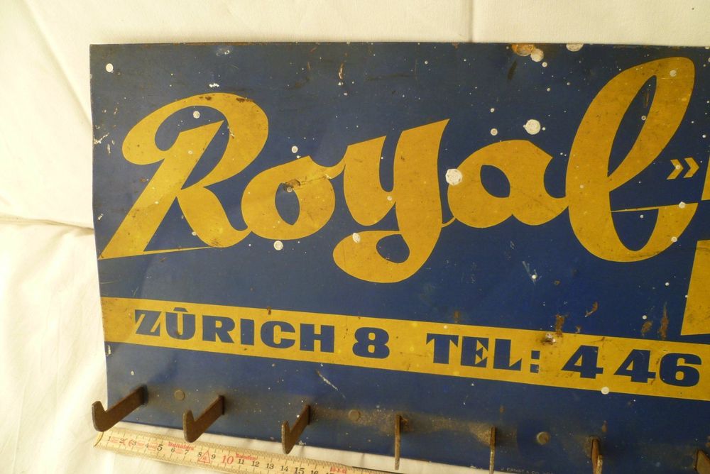 Blechschild, alt, Garage, Pneu, ab 1 Fr. (Gebraucht) in Pfeffikon LU für CHF 141 – mit Lieferung ...