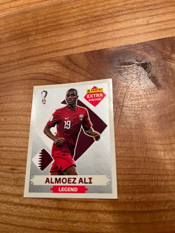 Panini Extra Sticker WM 2022 Ali Silver (Neu (gemäss Beschreibung)) in ...