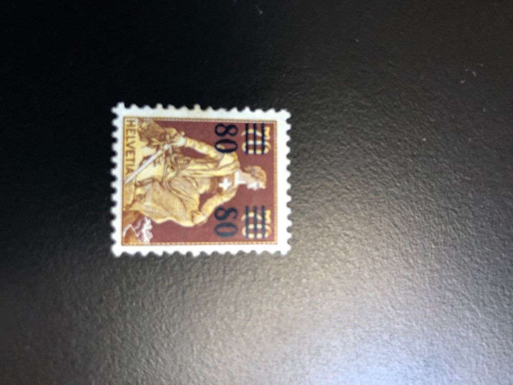 Timbre surchar. neuf* 80/70ct 1915 135pf (Gebraucht) in Charmey ...