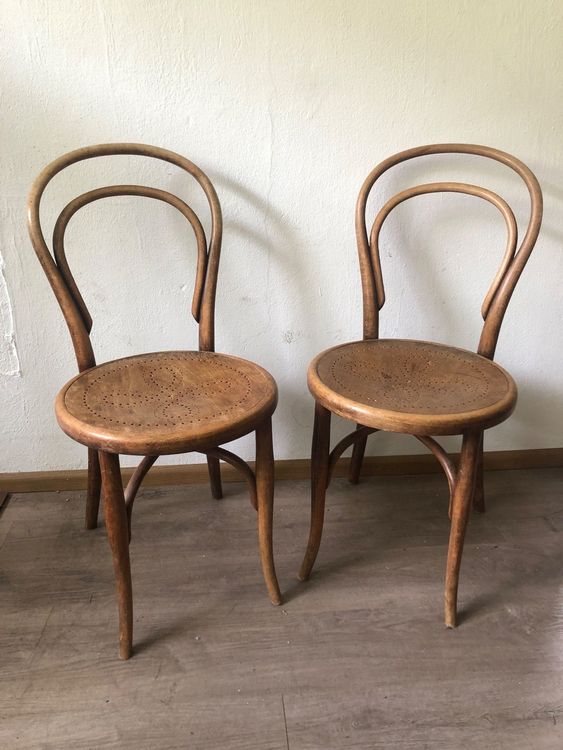 2er Set Thonet Nr. 14 (Gebraucht) in Basel für CHF 240 – nur Abholung auf Ricardo kaufen
