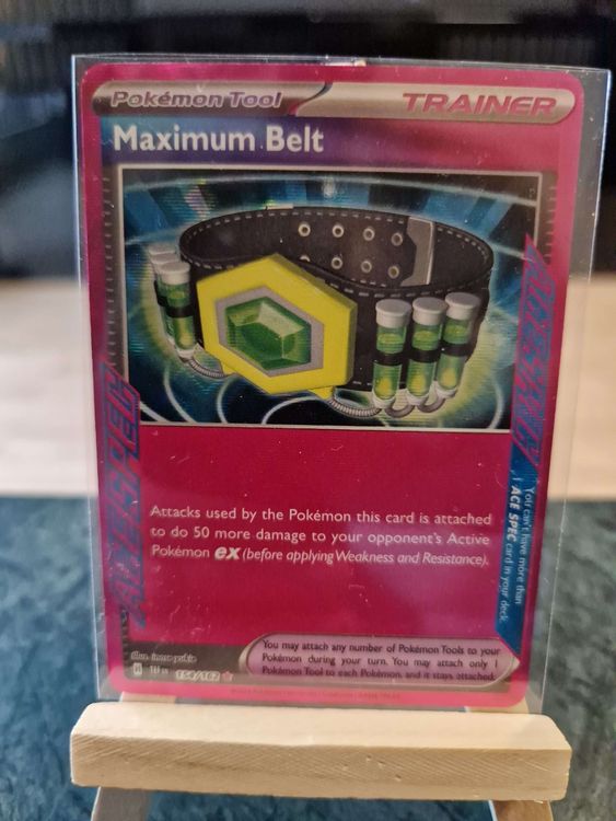 Pokémon Maximum Belt Trainer Karte ACE (Neu (gemäss Beschreibung)) in ...