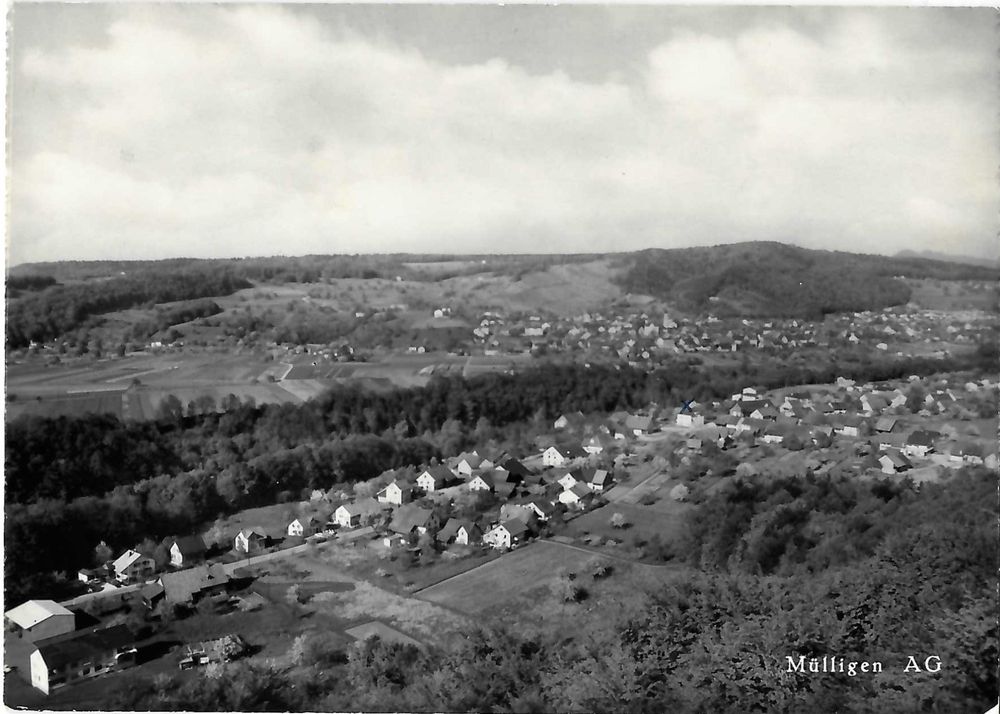 Mülligen AG Flugaufnahme Nr.7490 , 1970 (Gebraucht) in Solothurn für ...