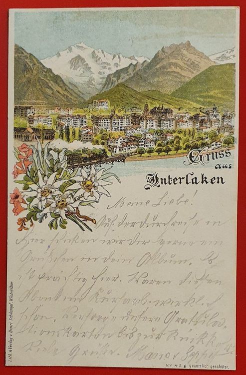 Gruss aus Interlaken 1898 (Gebraucht) in Kreuzlingen für CHF 15 – mit Lieferung auf Ricardo kaufen