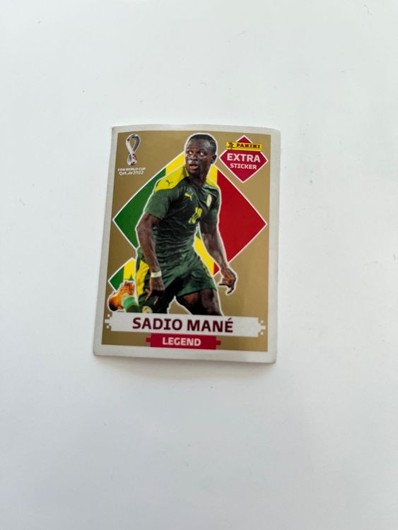 Panini Extra Sticker Gold Sadio Mané Legend WM 2022 (Gebraucht) in Däniken SO für CHF 50 – mit ...
