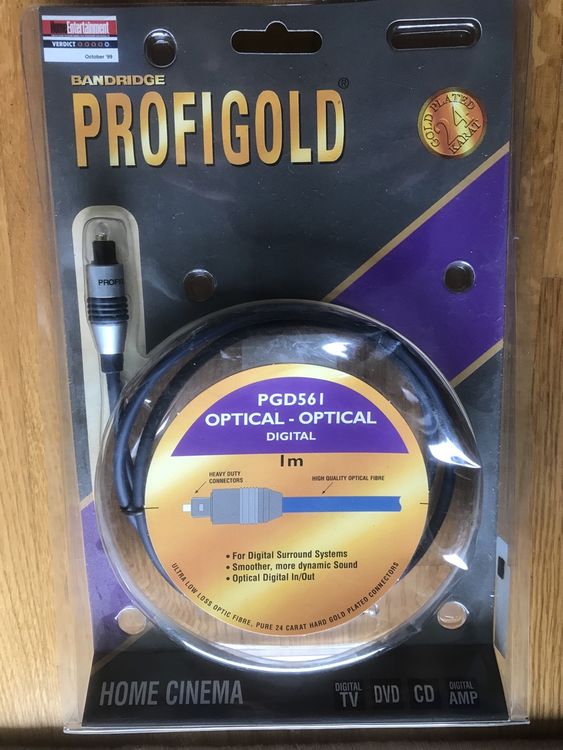 Profigold Optical Kabel PGD561 (1m) (Neu und originalverpackt) in ...