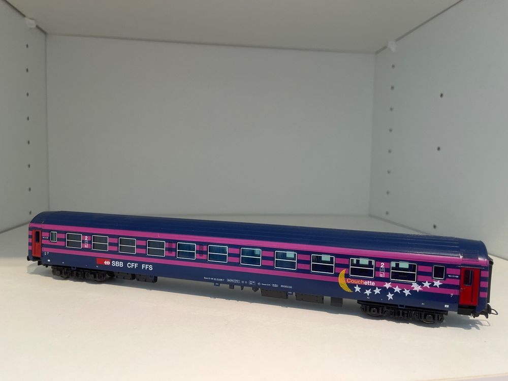 Jouef 537100 SBB Couchette 2. Klasse H0 DC (Gebraucht) in Gasel für CHF ...