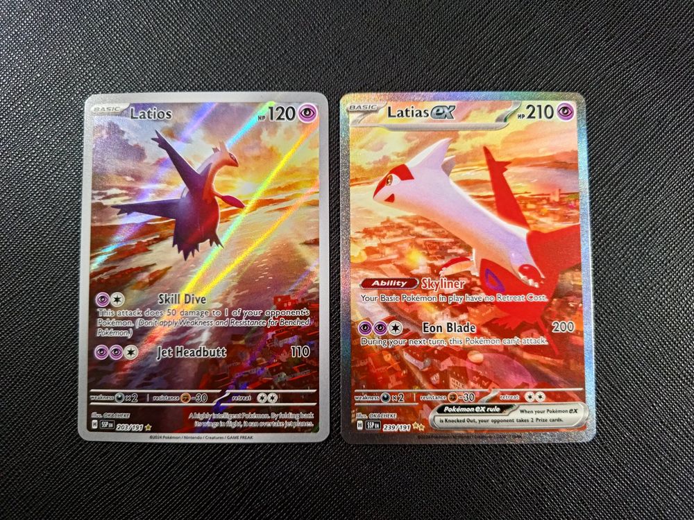 Latios & Latias ex [ Surging Sparks ] (Neu (gemäss Beschreibung)) in ...