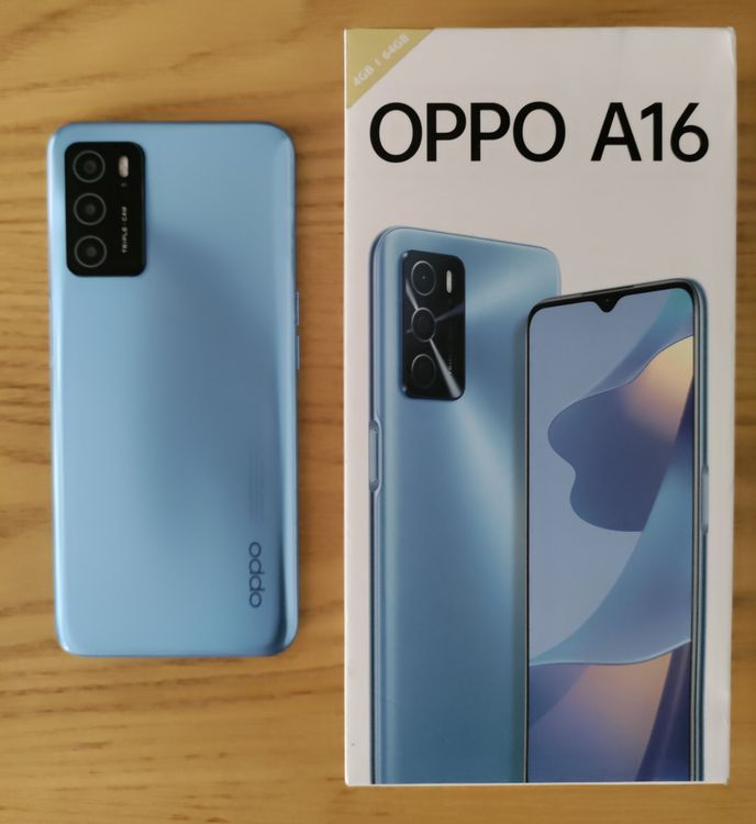 wie NEU, das schnöne oppo A16, 4GB /64 GB, original Verpackt (Neu und originalverpackt) in ...